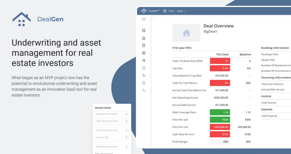 DealGen - SaaS for Real Estate investors | Calaton Systems